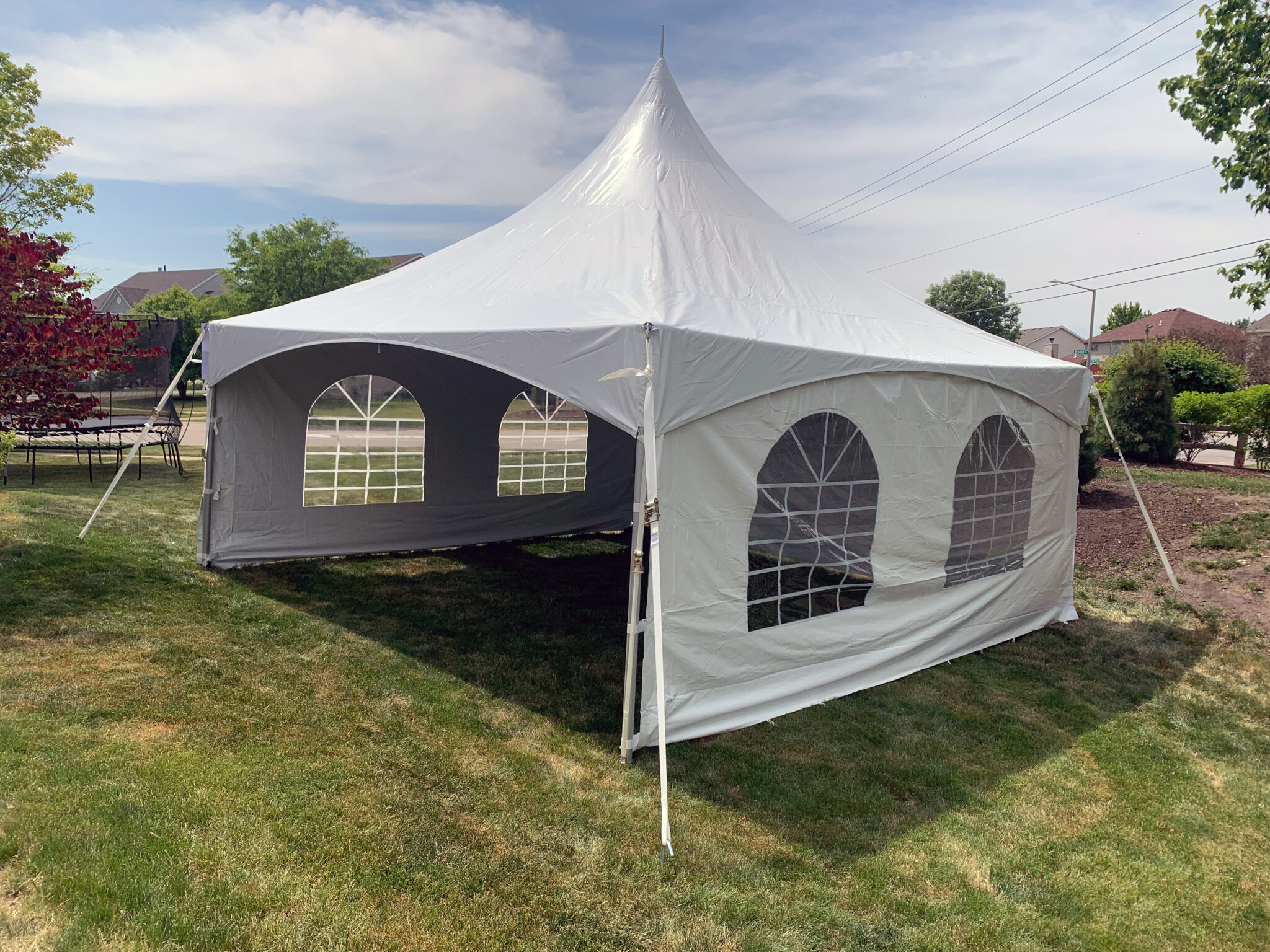 20x20 High Peak Tent for Rent - High Peak Frame Tent for Rent