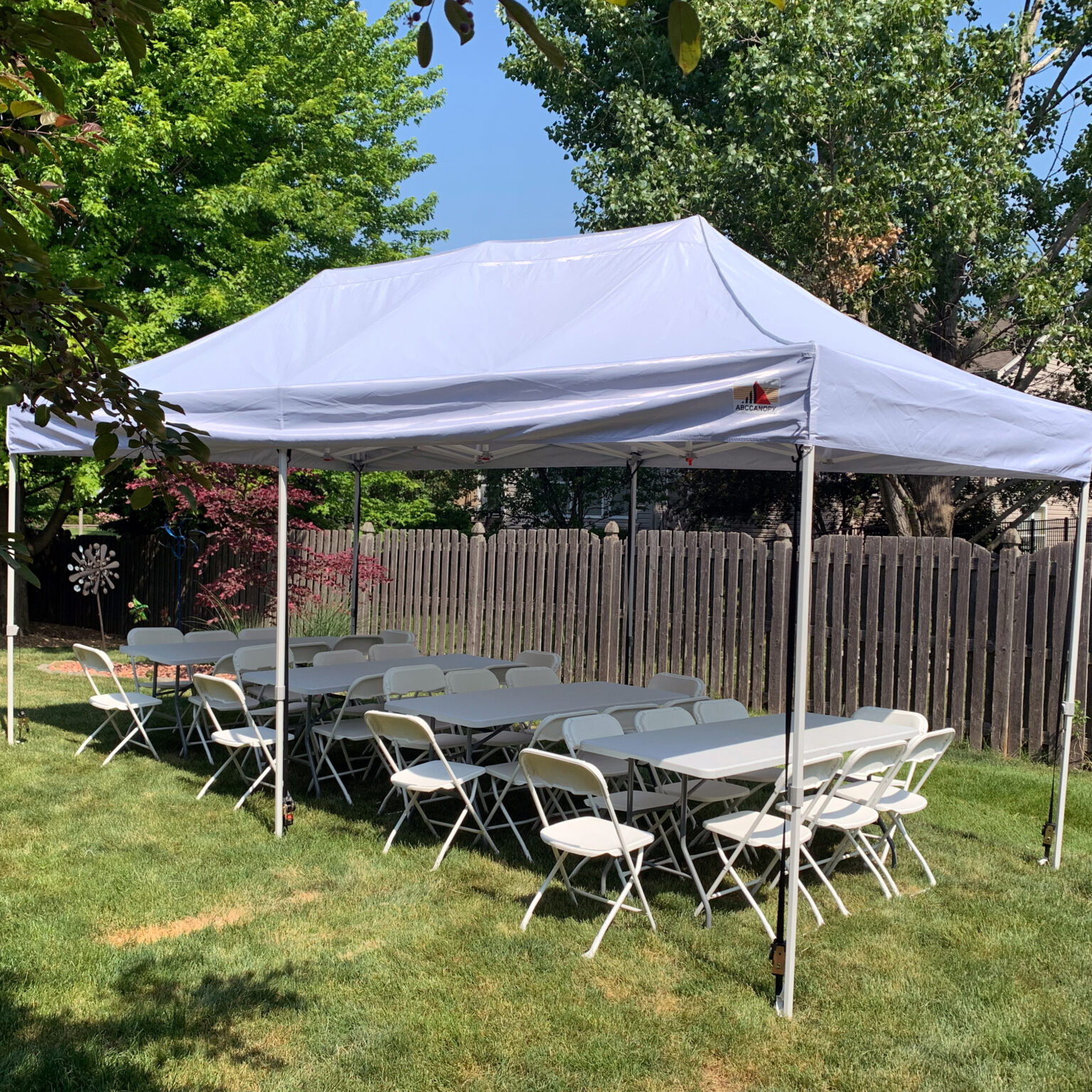 20x10 Party Tent for Rent - Graduation Party Tent for Rent