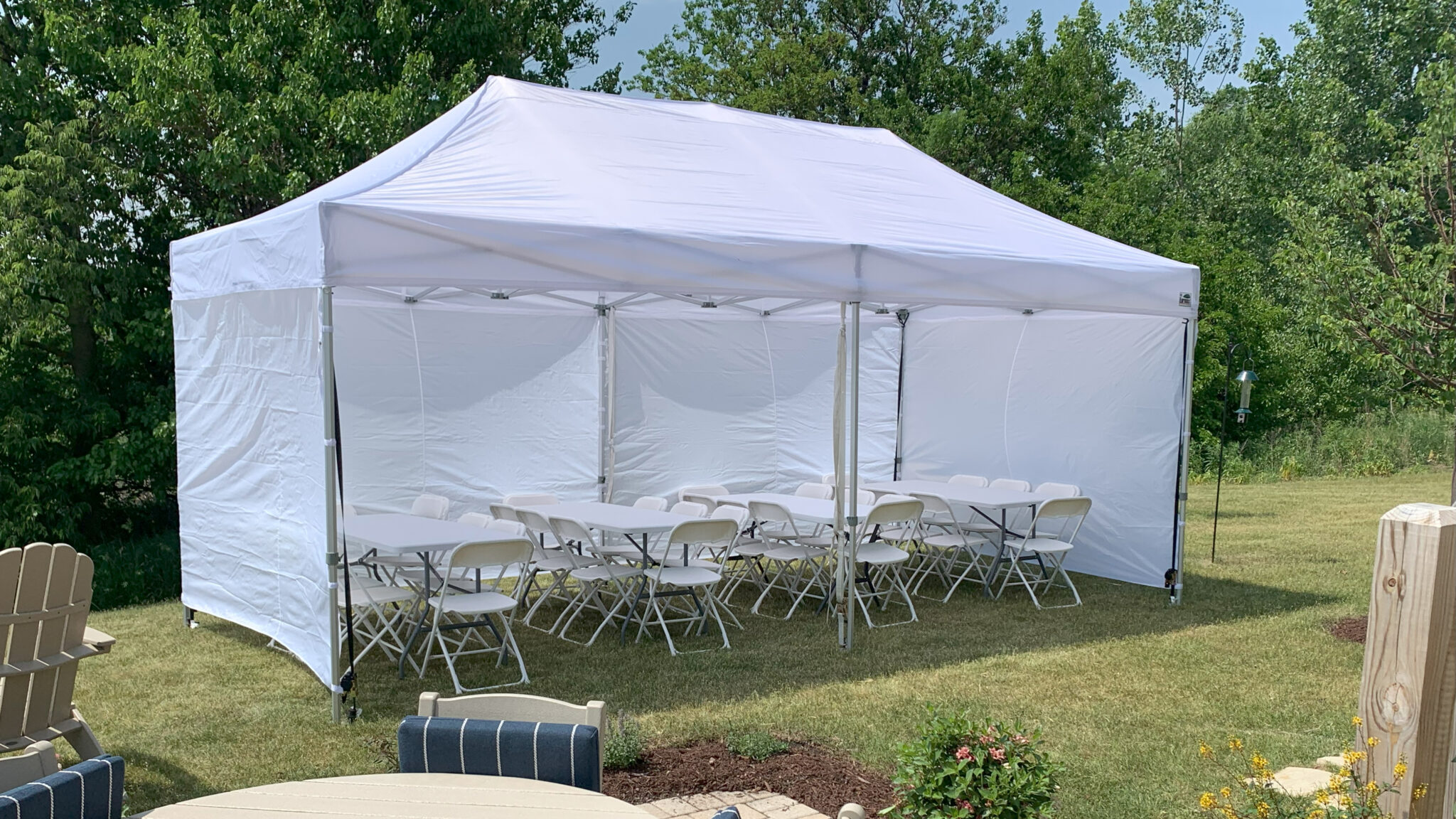 20x10 Party Tent for Rent - Graduation Party Tent for Rent