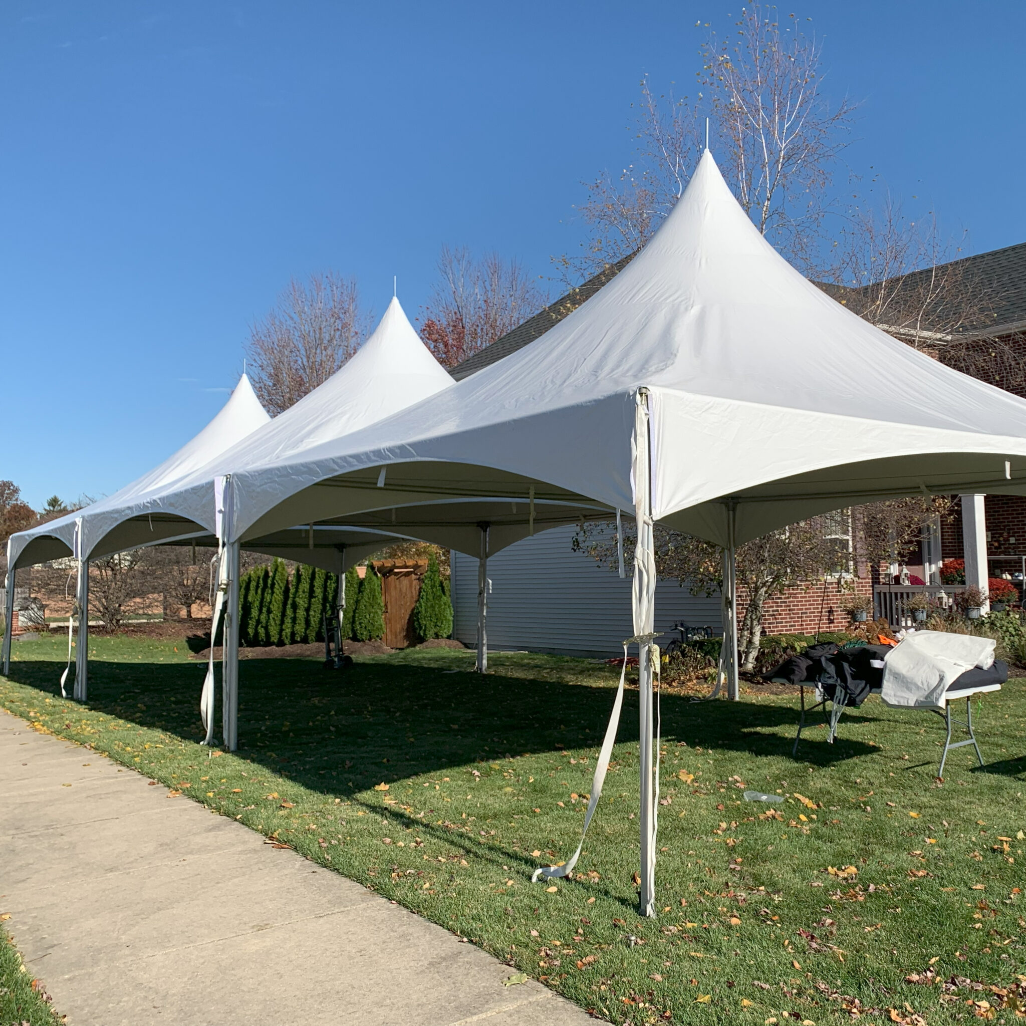 20x60 High Peak Frame Tent for Rent - Wedding Tent
