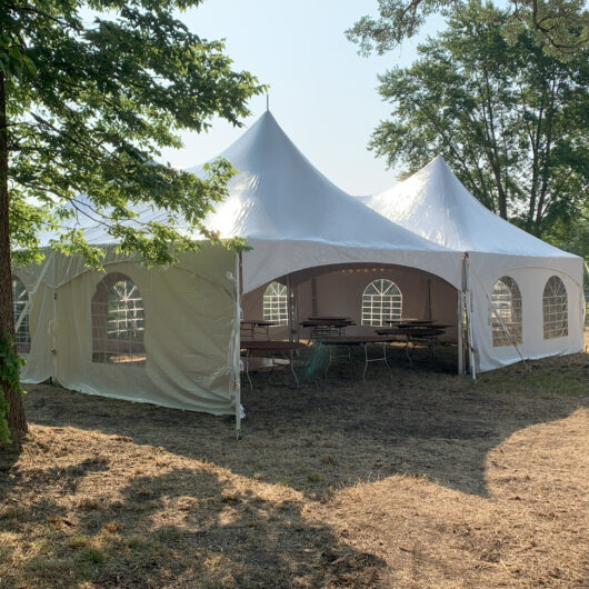40x30 Tent for Rent - High Peak Frame Tent - 40x30 Wedding Tent